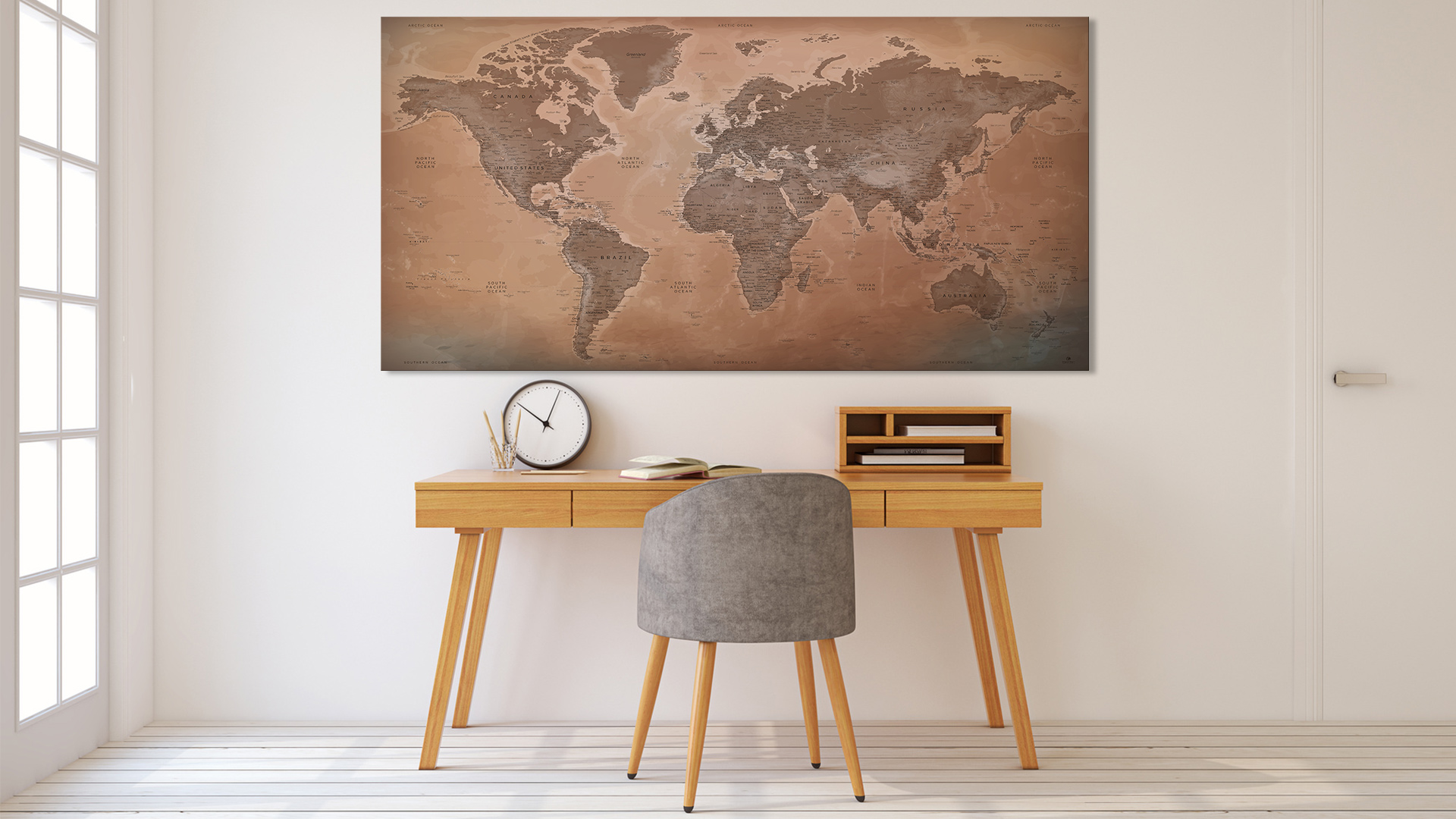Purchase of a Beautiful World Map as a board | Original Map