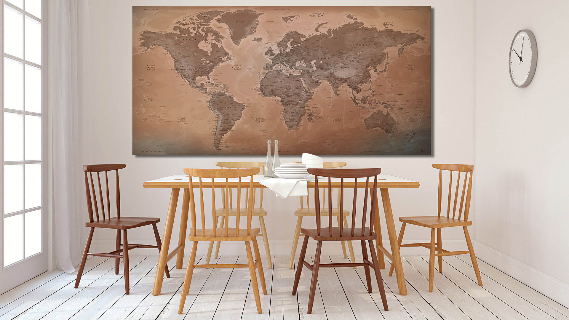 Purchase of a Beautiful World Map as a board | Original Map