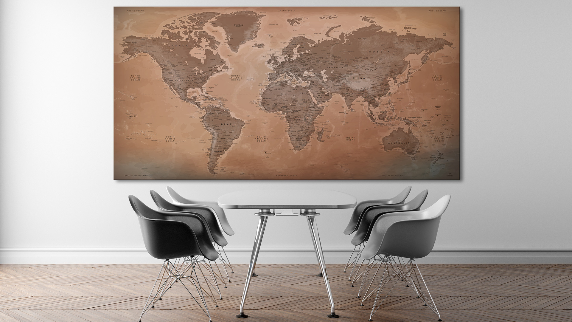 Purchase of a Beautiful World Map as a board | Original Map