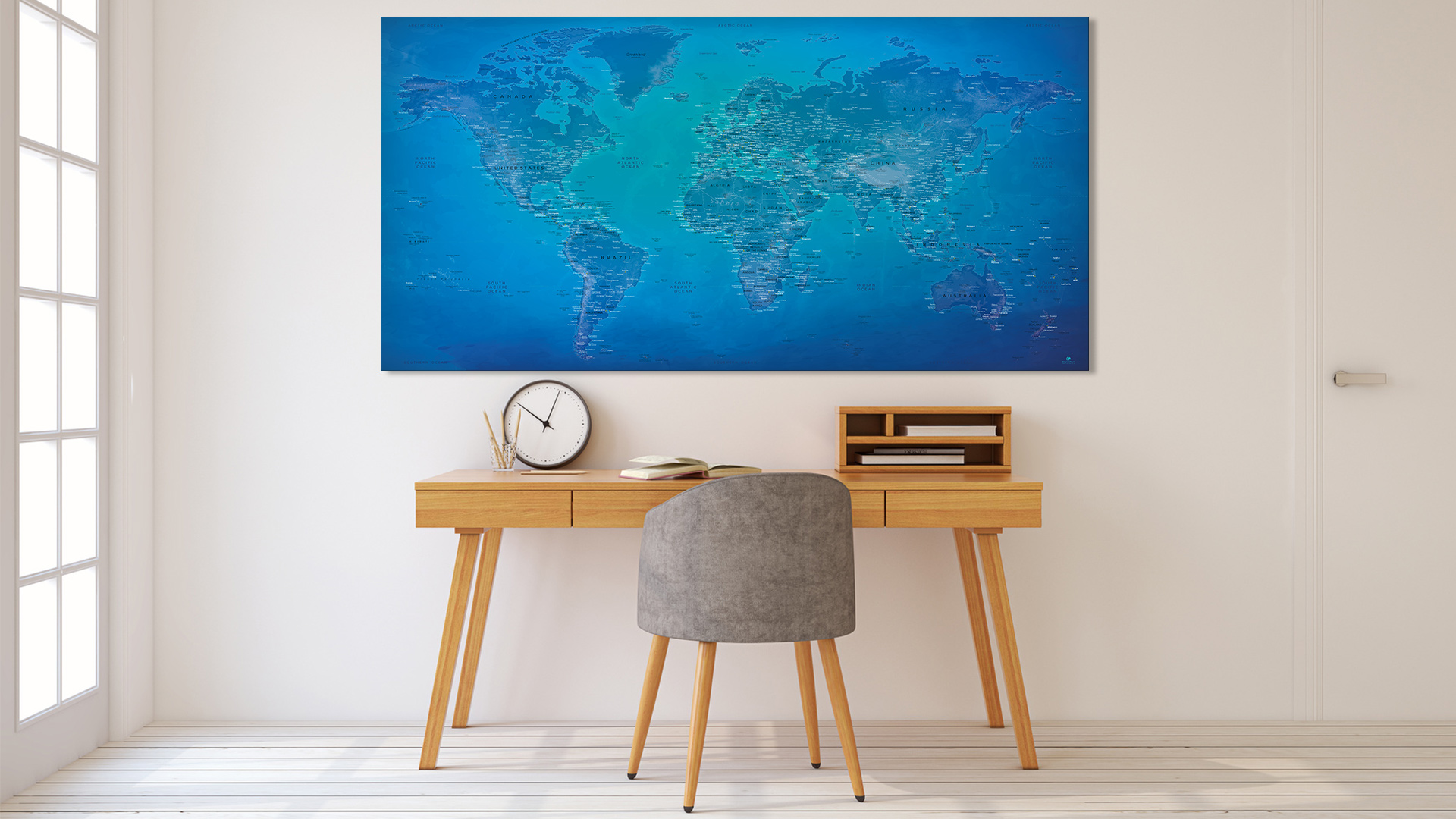 A Large Format World Map for XXL decoration | Original Map