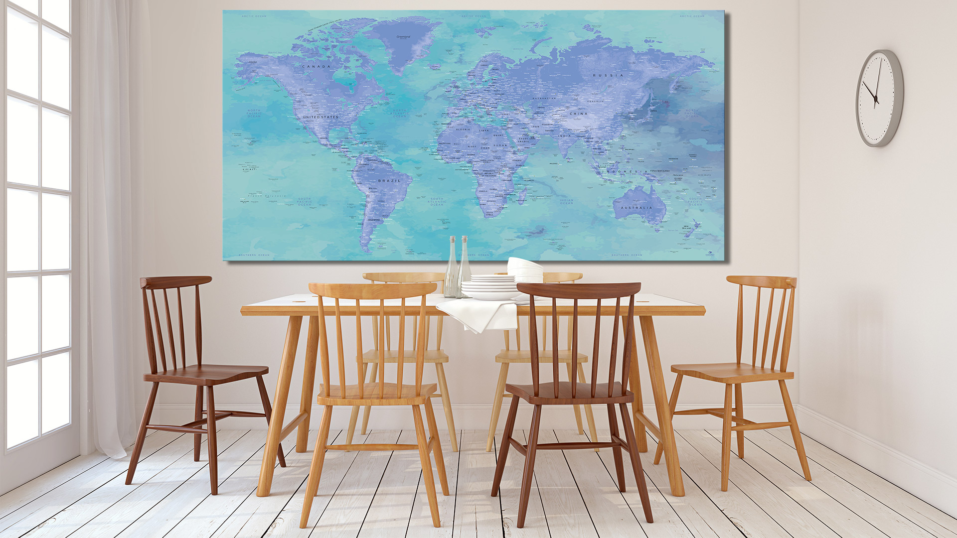 Original Planisphere - More than 25 templates - Original Map