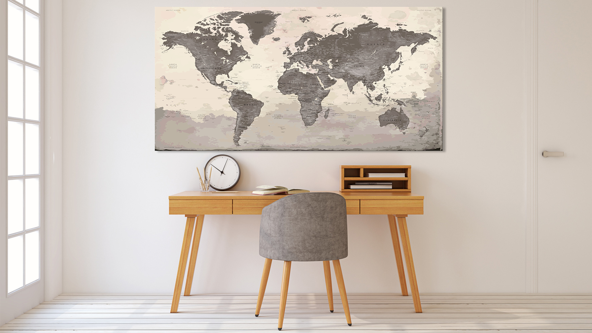 Wall World Map - Smart Board - Geographical Map | Original Map