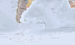 Complete World Map (Detailed Plan) - World Map with Antarctica