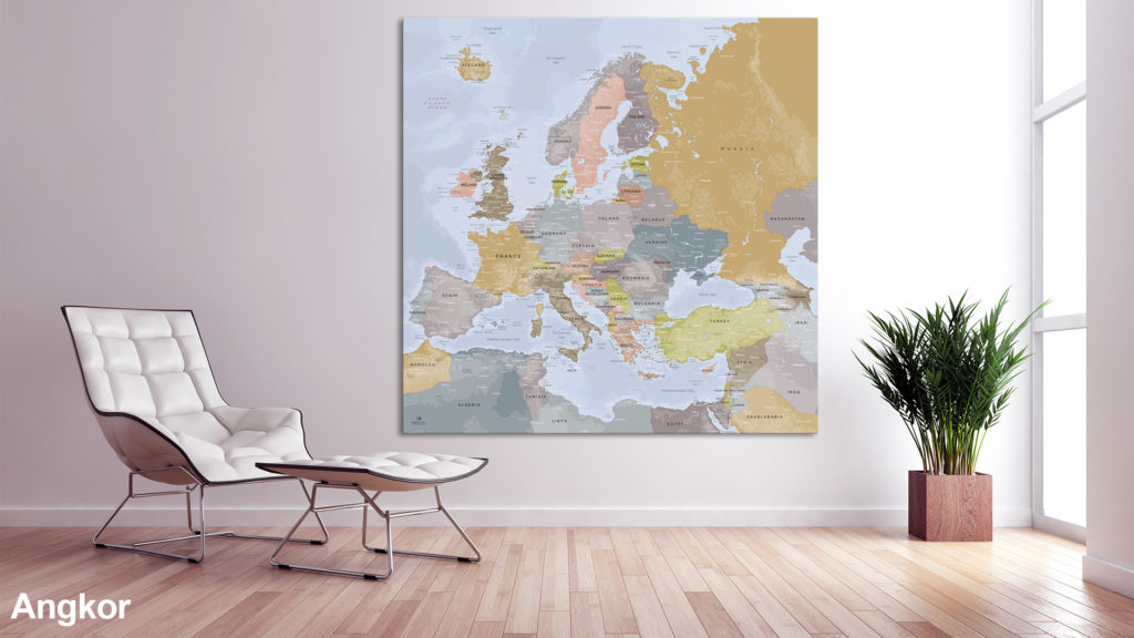 → More than 10 templates of Decorative Europe Map | Original Map