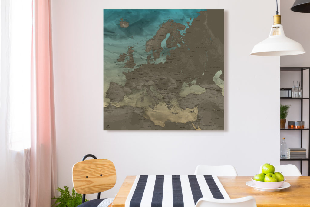 → More than 10 templates of Decorative Europe Map | Original Map