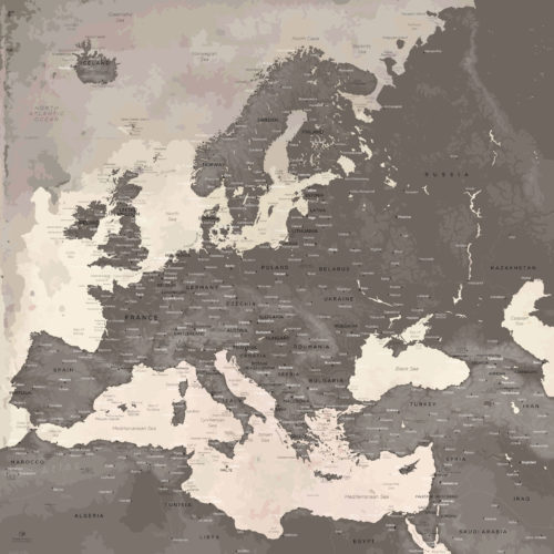 → More than 10 templates of Decorative Europe Map | Original Map