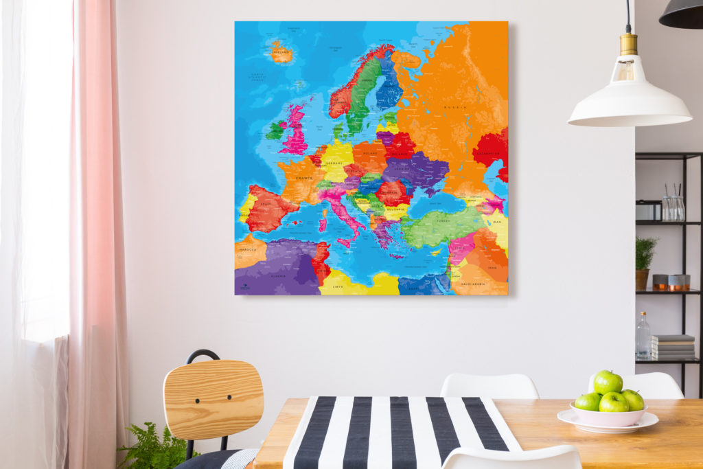 → More than 10 templates of Decorative Europe Map | Original Map