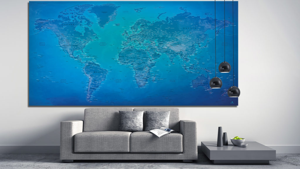 A Large Format World Map for XXL decoration | Original Map