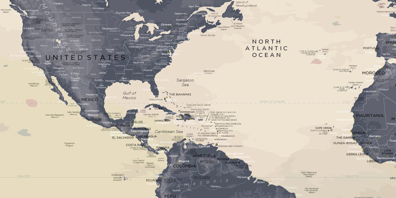 XXL World Map - XXL Planisphere - Giant Map | Original Map