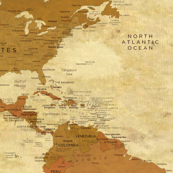 Peters World Map - Peters Planisphere | Original Map