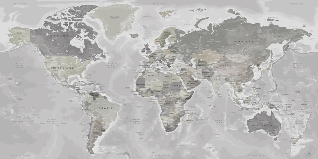 Wall Map - Updated Giant World Map | Original Map
