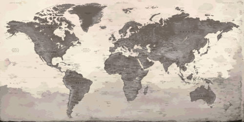 Wall World Map - Smart Board - Geographical Map | Original Map
