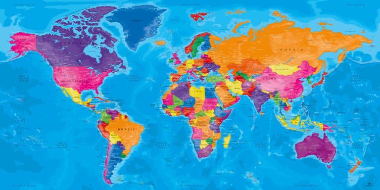 World map board - World map - World map | Original Map