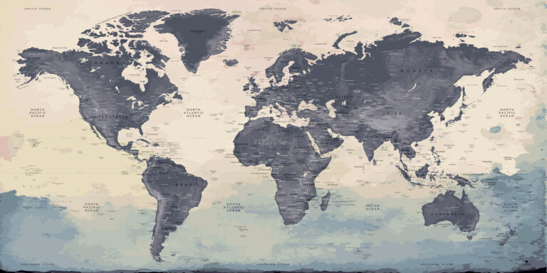 XXL World Map - XXL Planisphere - Giant Map | Original Map