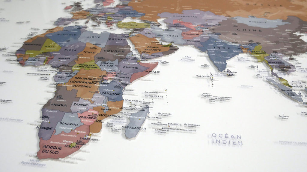 Transparent Plexiglas Board - World Maps - Purchase | Original Map
