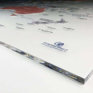 World Map - Plexiglas World Map - Purchase | Original Map