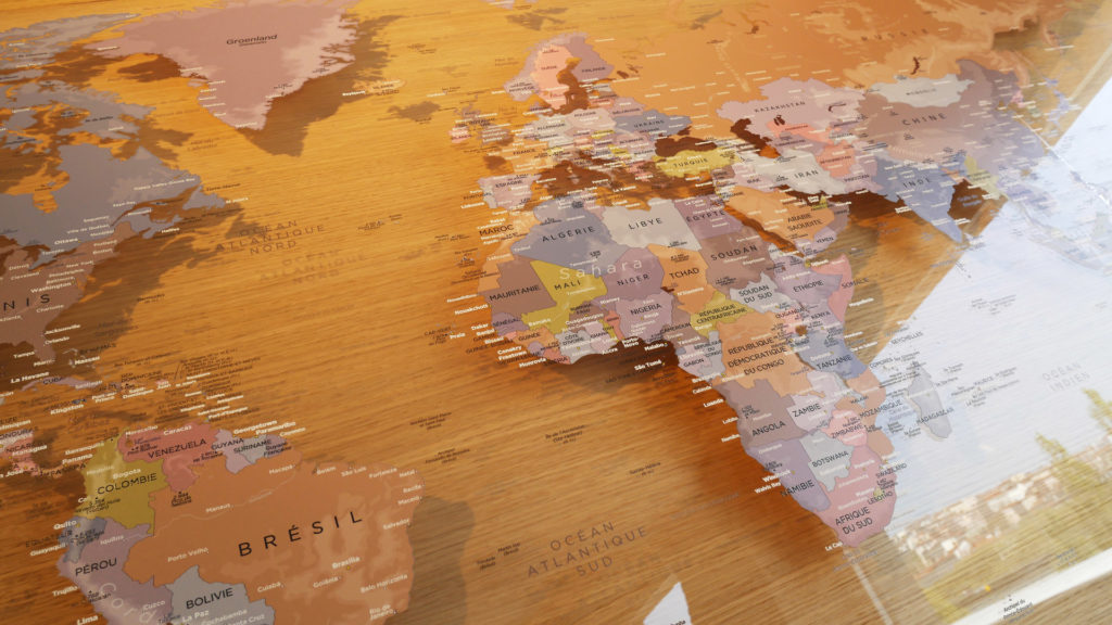 Transparent Plexiglas Board - World Maps - Purchase | Original Map