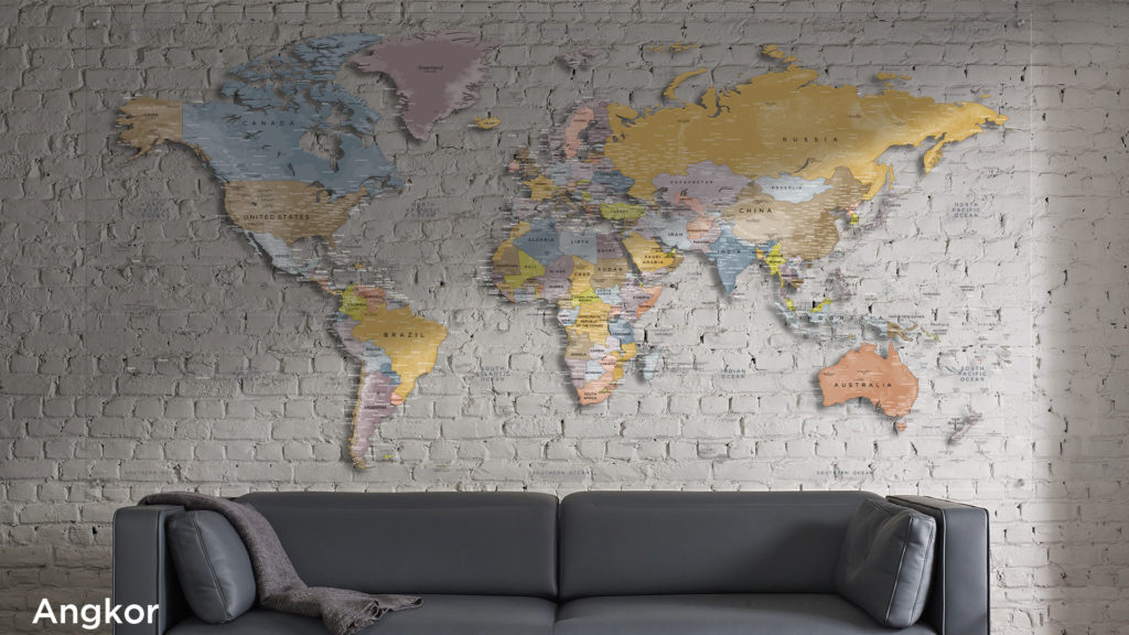 Transparent Plexiglas Board - World Maps - Purchase | Original Map