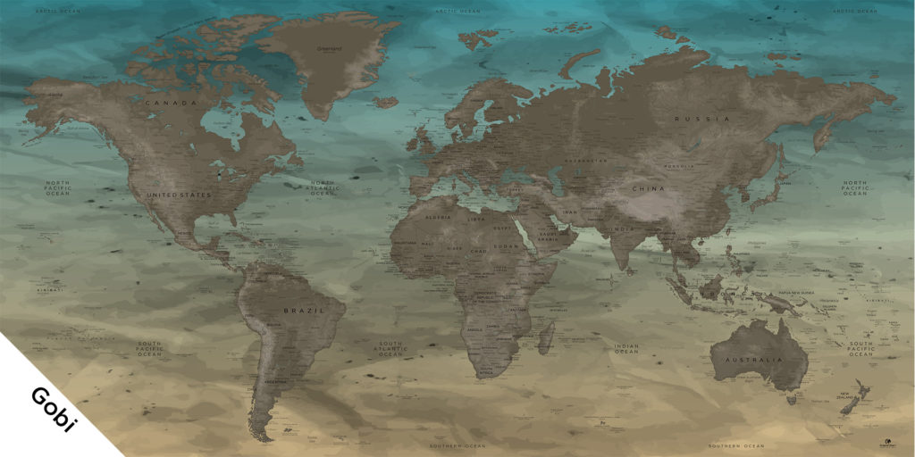 World Map - Plexiglas World Map - Purchase | Original Map