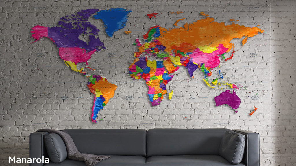 Transparent Plexiglas Board - World Maps - Purchase | Original Map