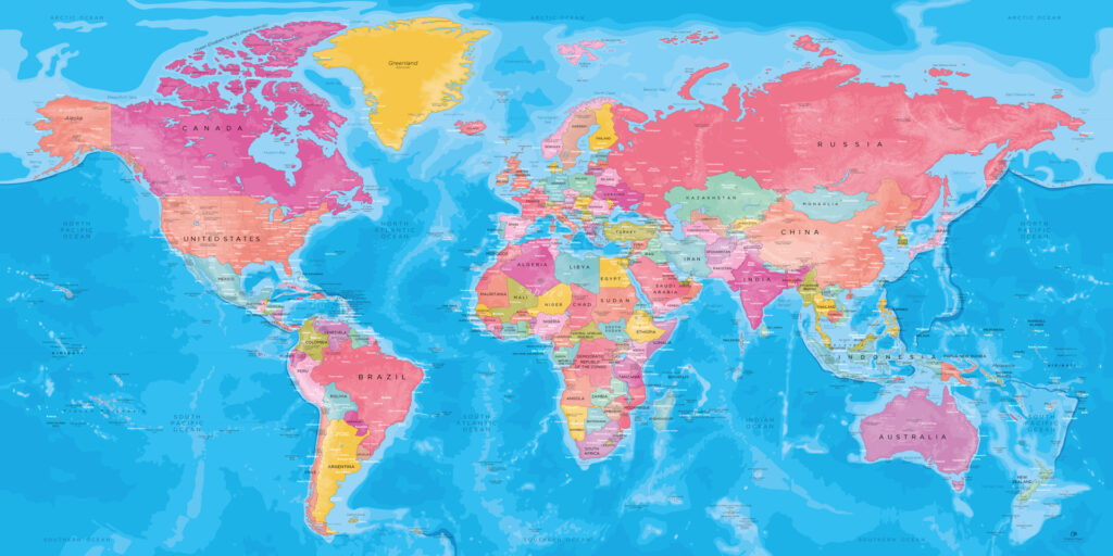 Peters World Map - Peters Planisphere | Original Map